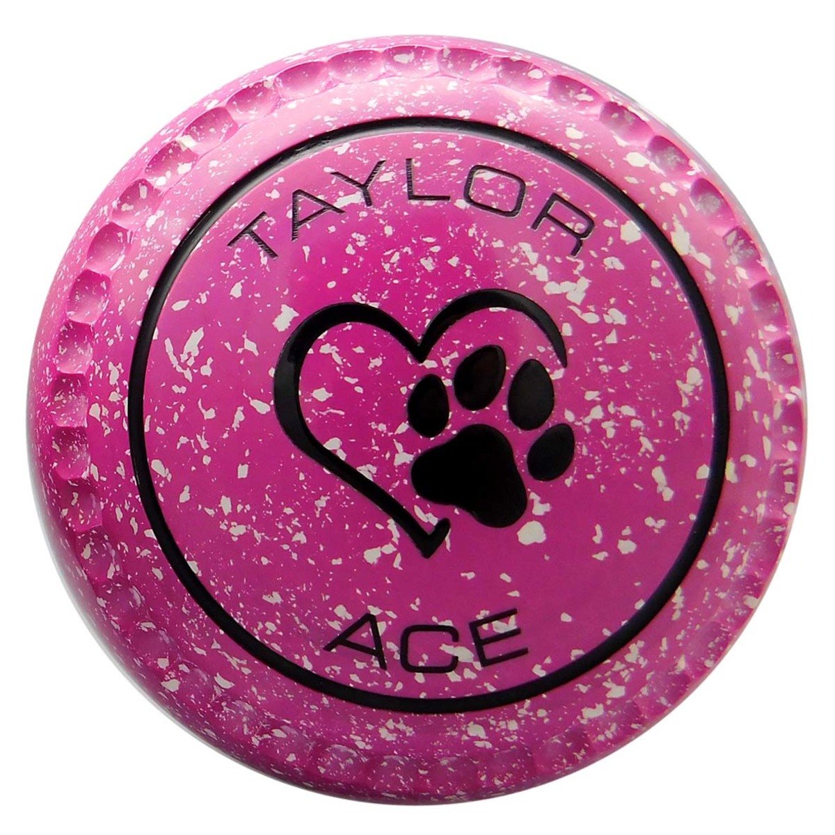 ACE PINK/WHITE SIZE 1 HEAVY XTREME GRIP (V39) Taylor | Taylor Bowls Taylor