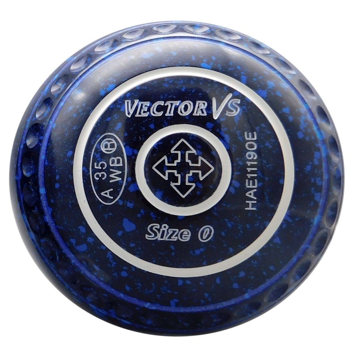 VECTOR VS DBLUE/BLUE SIZE 0 HEAVY PROGRIP (D11) Taylor | Taylor Bowls ...